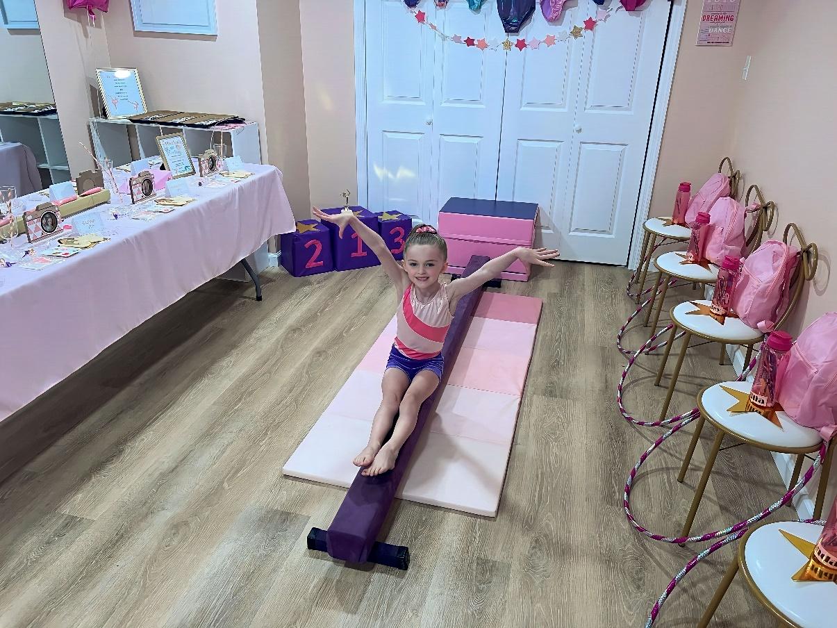 Cartwheels and Cookies: A Gymnastics Birthday Party - We Like To Party Plan