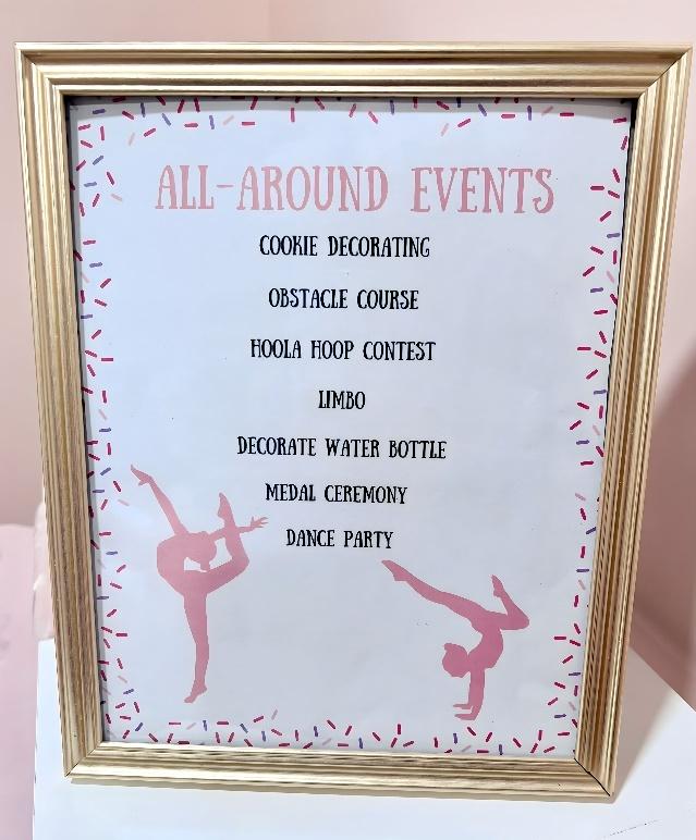 Cartwheels and Cookies: A Gymnastics Birthday Party - We Like To Party Plan