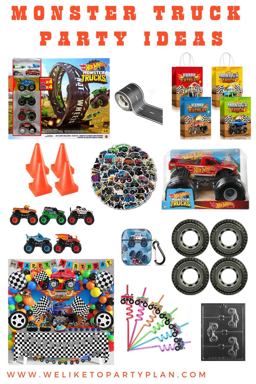 Crushing it: A Monster Truck Birthday Party - We Like To Party Plan