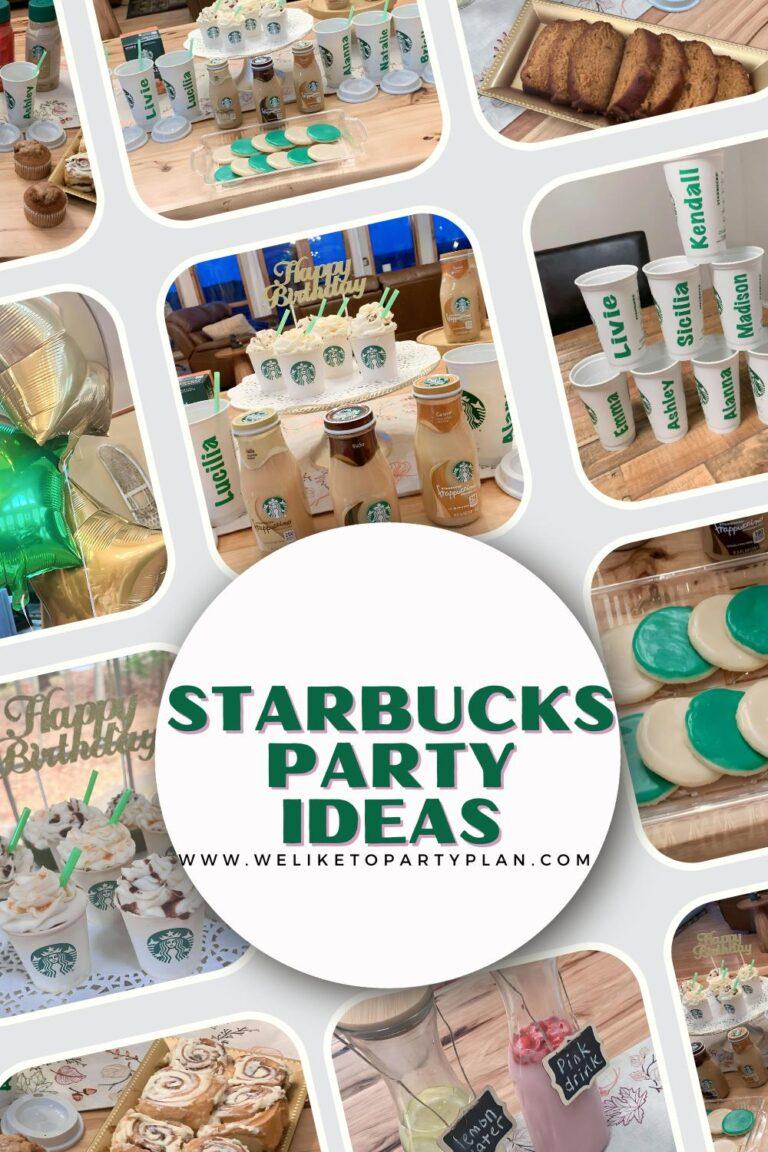 Starbucks Themed Birthday Party - We Like To Party Plan