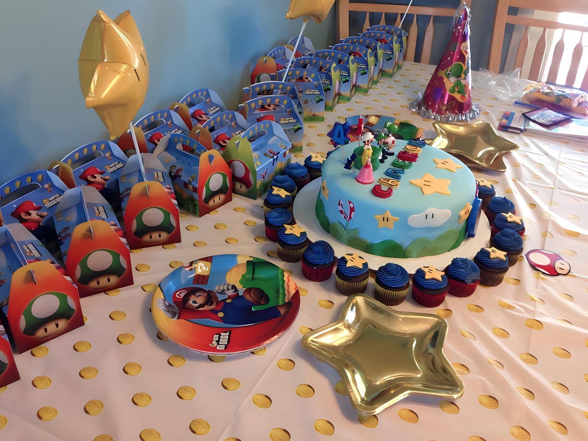 A Super Mario Themed Birthday Party - We Like To Party Plan