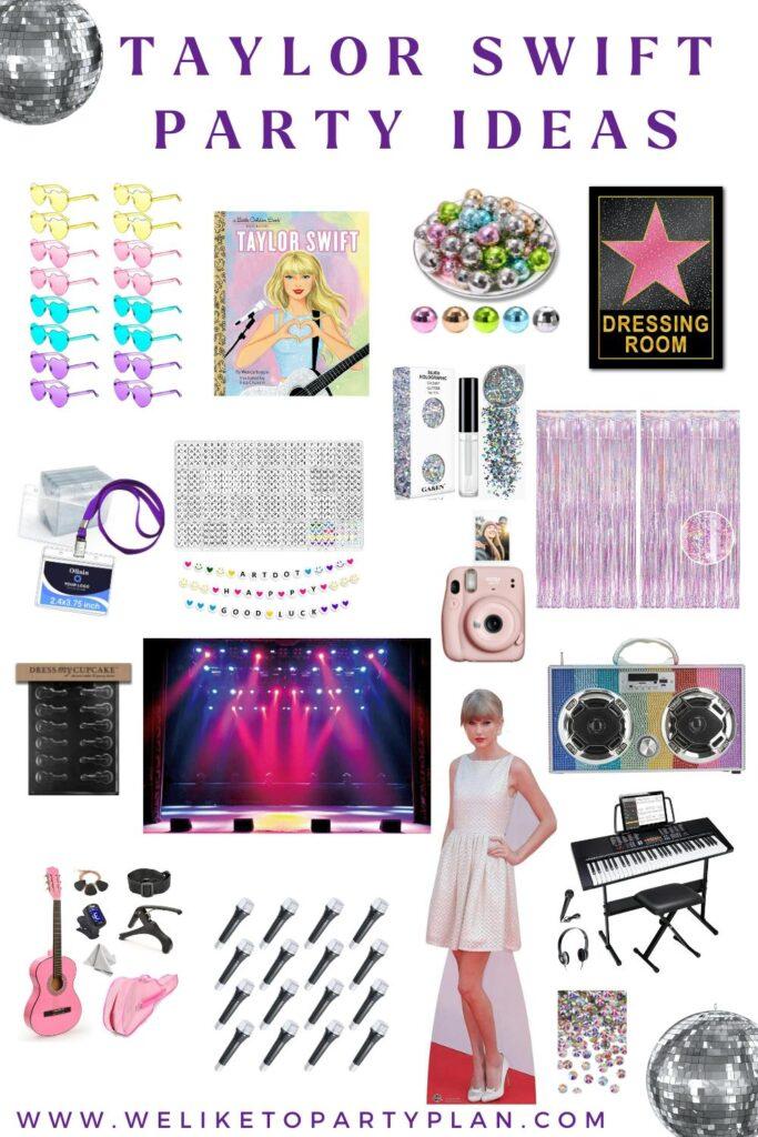 A Taylor Swift Themed BirthTAY Party - We Like To Party Plan