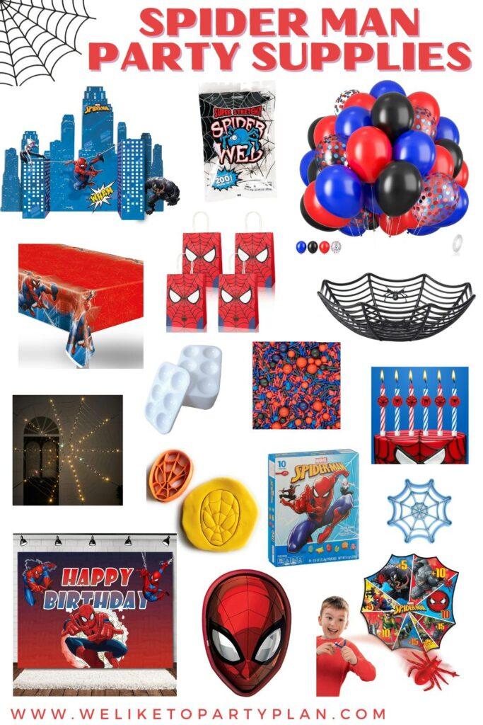 A Spiderman Themed Birthday Party - We Like To Party Plan