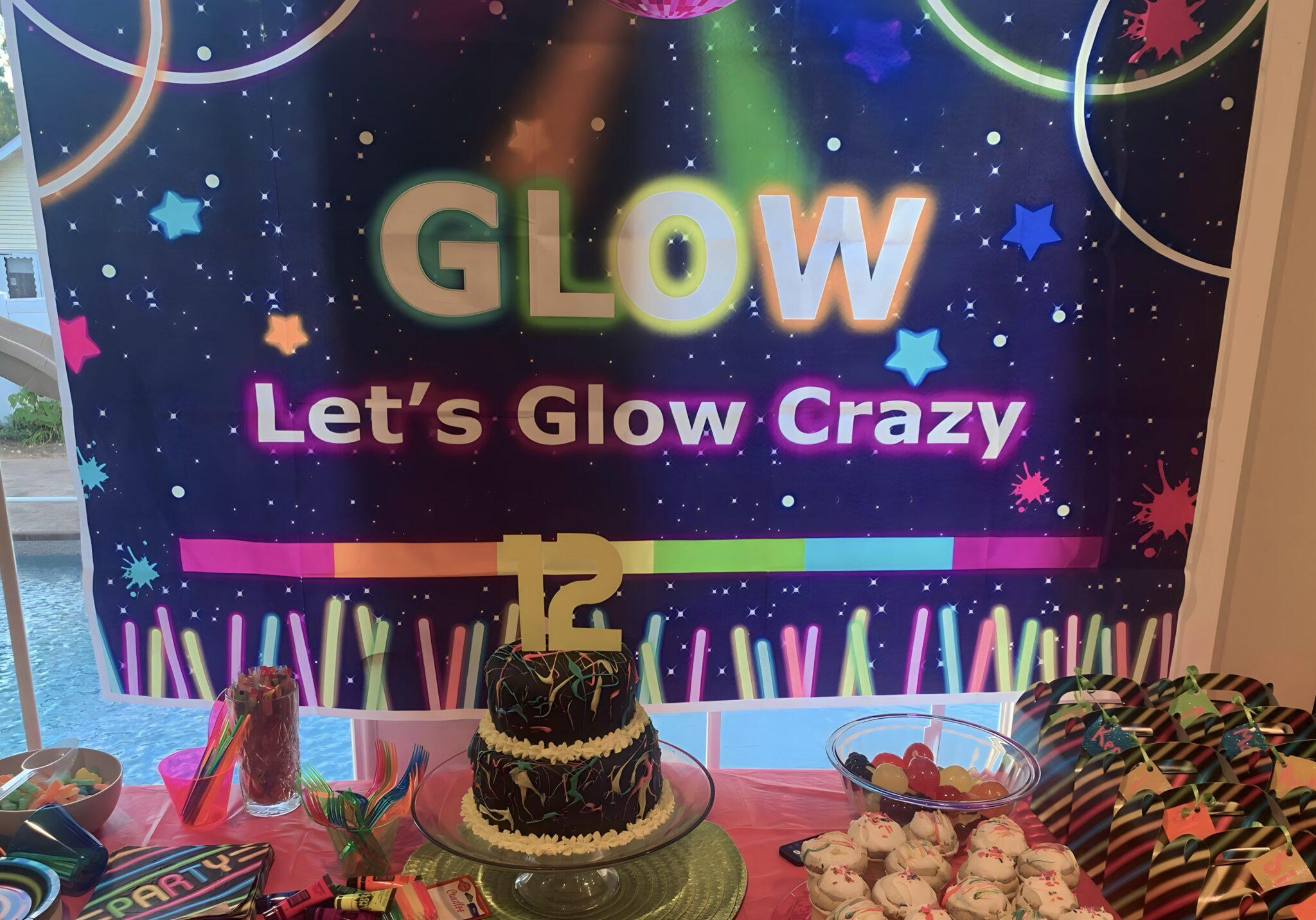 Glow in the Dark Themed Birthday Party - We Like To Party Plan