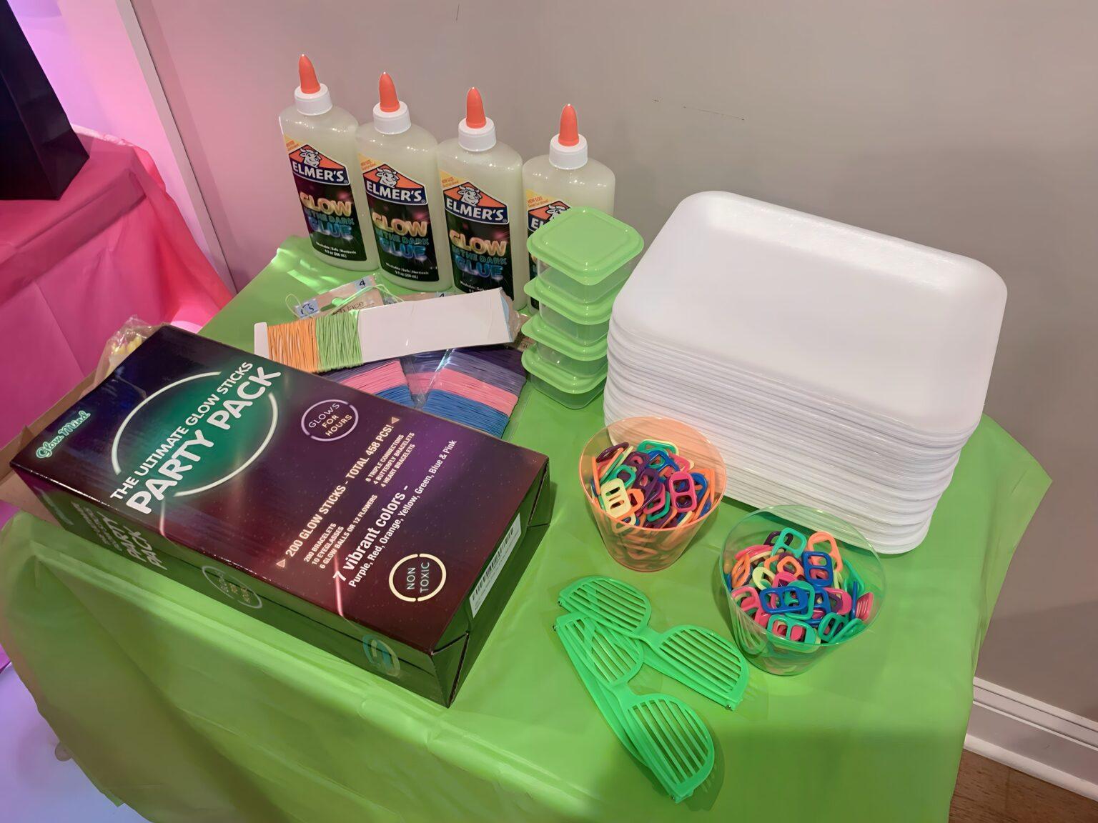 Glow in the Dark Themed Birthday Party - We Like To Party Plan
