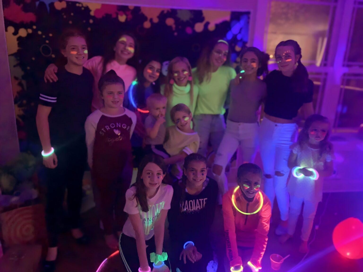 Glow in the Dark Themed Birthday Party - We Like To Party Plan