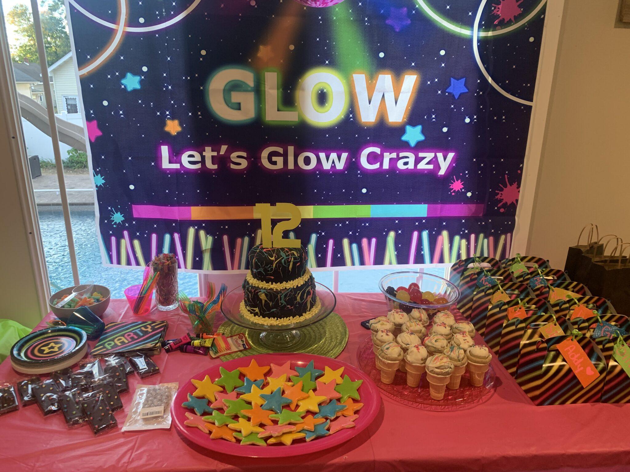Glow in the Dark Themed Birthday Party - We Like To Party Plan