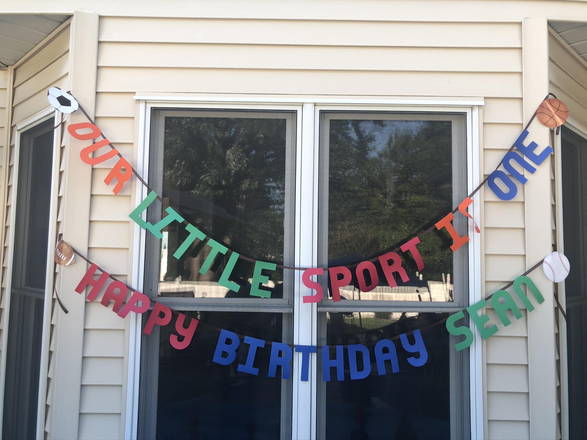 Sports Themed First Birthday Party - We Like To Party Plan