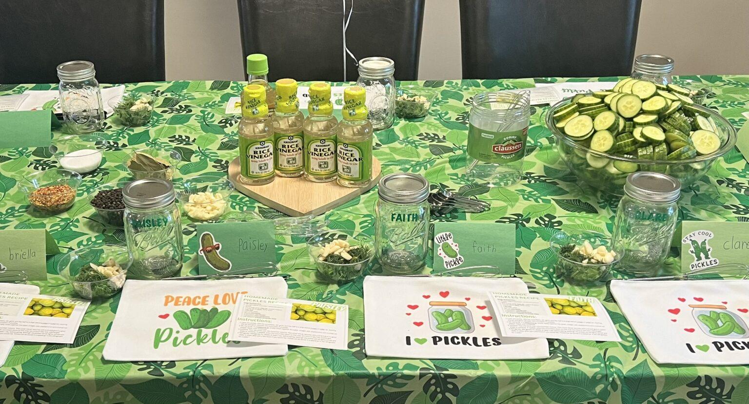 A Pickle Themed Birthday Party - We Like To Party Plan