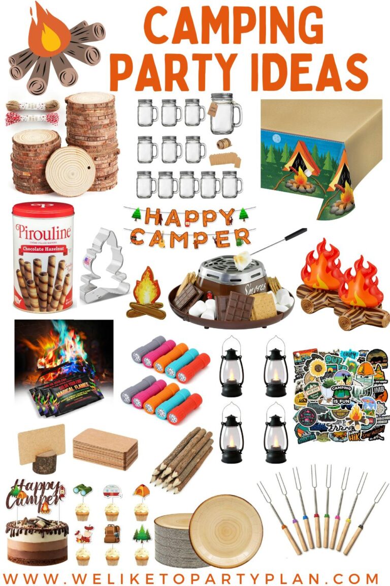 A Camping Themed Birthday Party - We Like To Party Plan