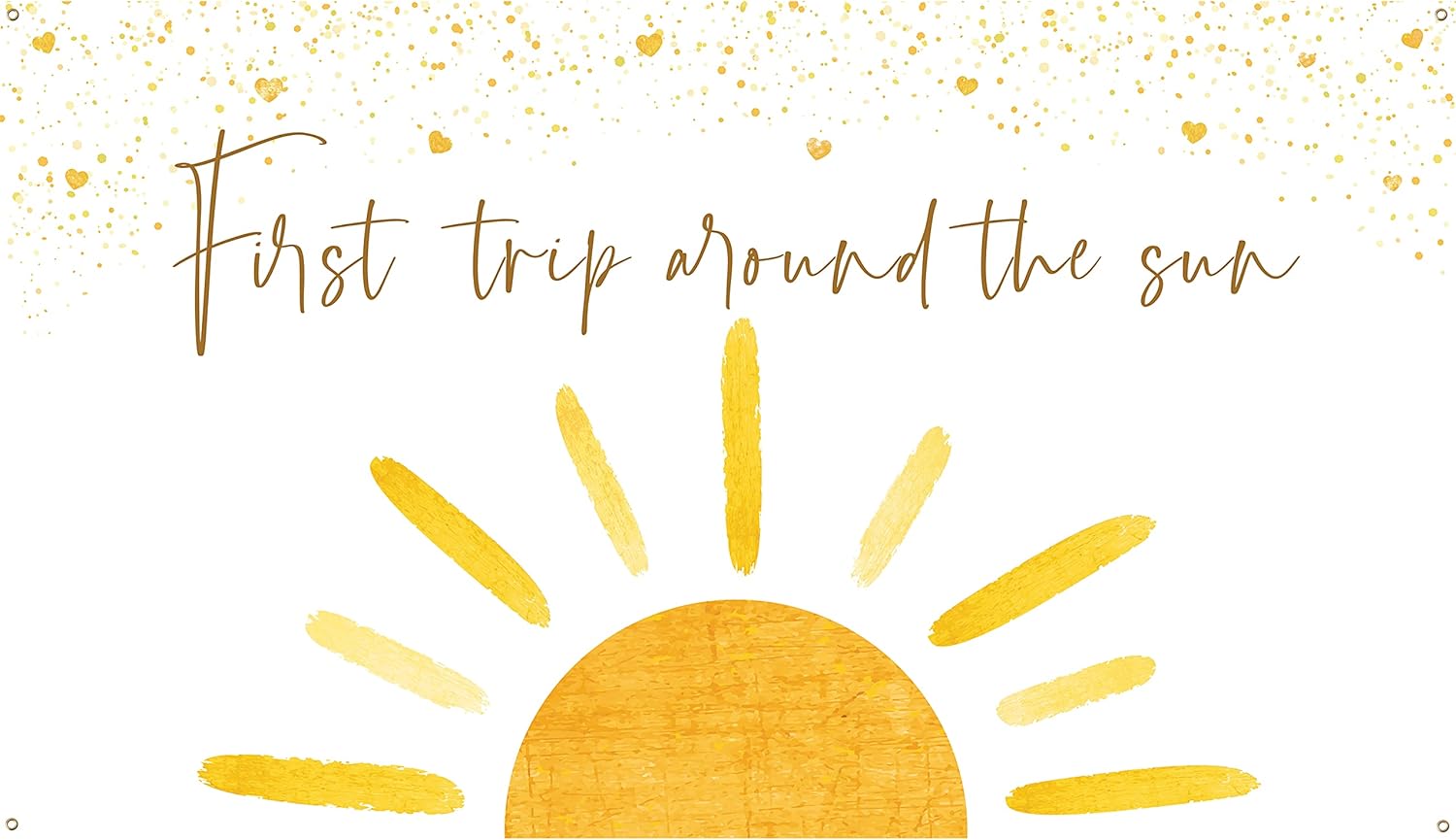 A 1st Trip Around the Sun Birthday Party Supply Guide - We Like To ...