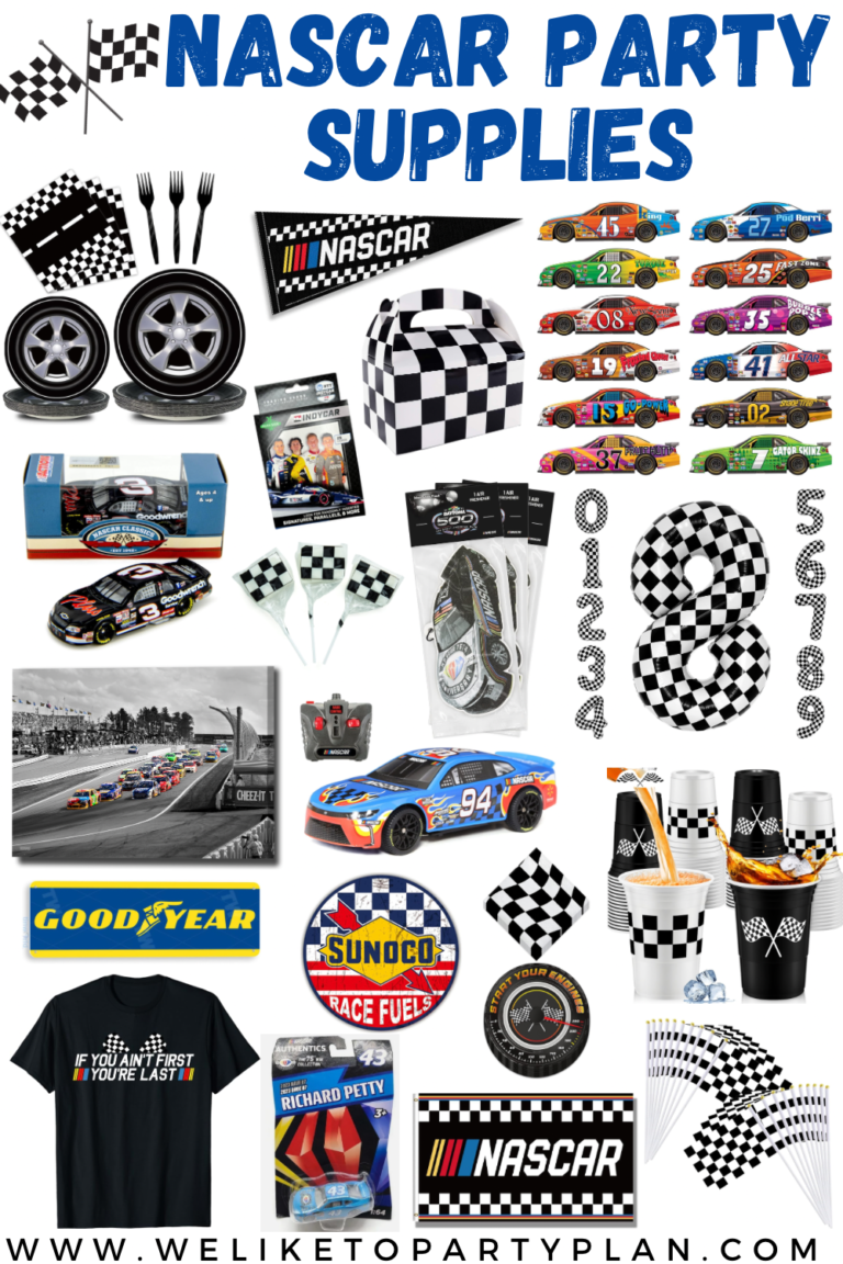 Start Your Engines: A NASCAR Themed Birthday Party - We Like To Party Plan