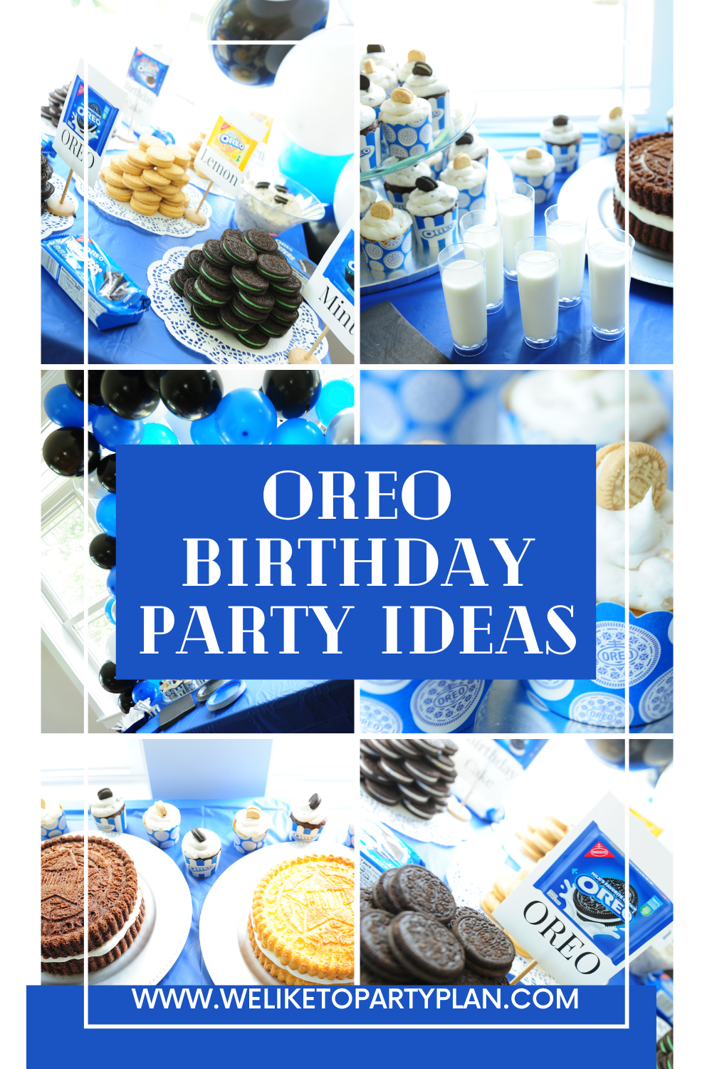 OREO Themed Birthday Party - We Like To Party Plan