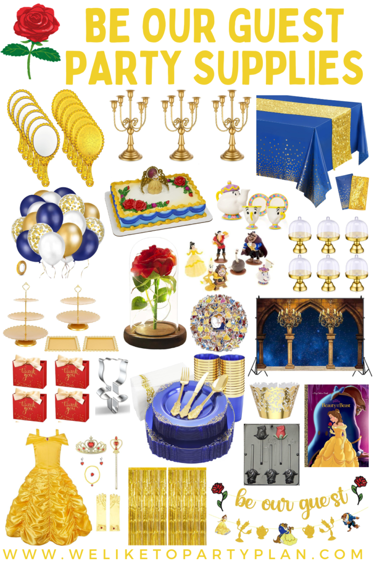 A “Be Our Guest” Party Supply Guide - We Like To Party Plan