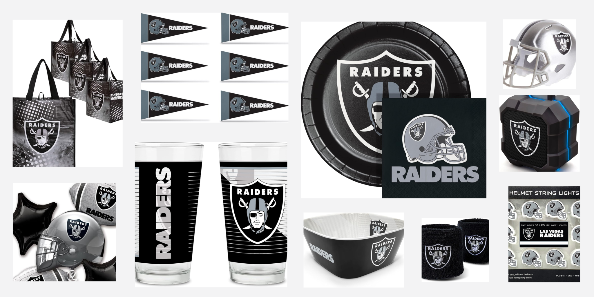 Las Vegas Raiders Party Supply Guide - We Like To Party Plan