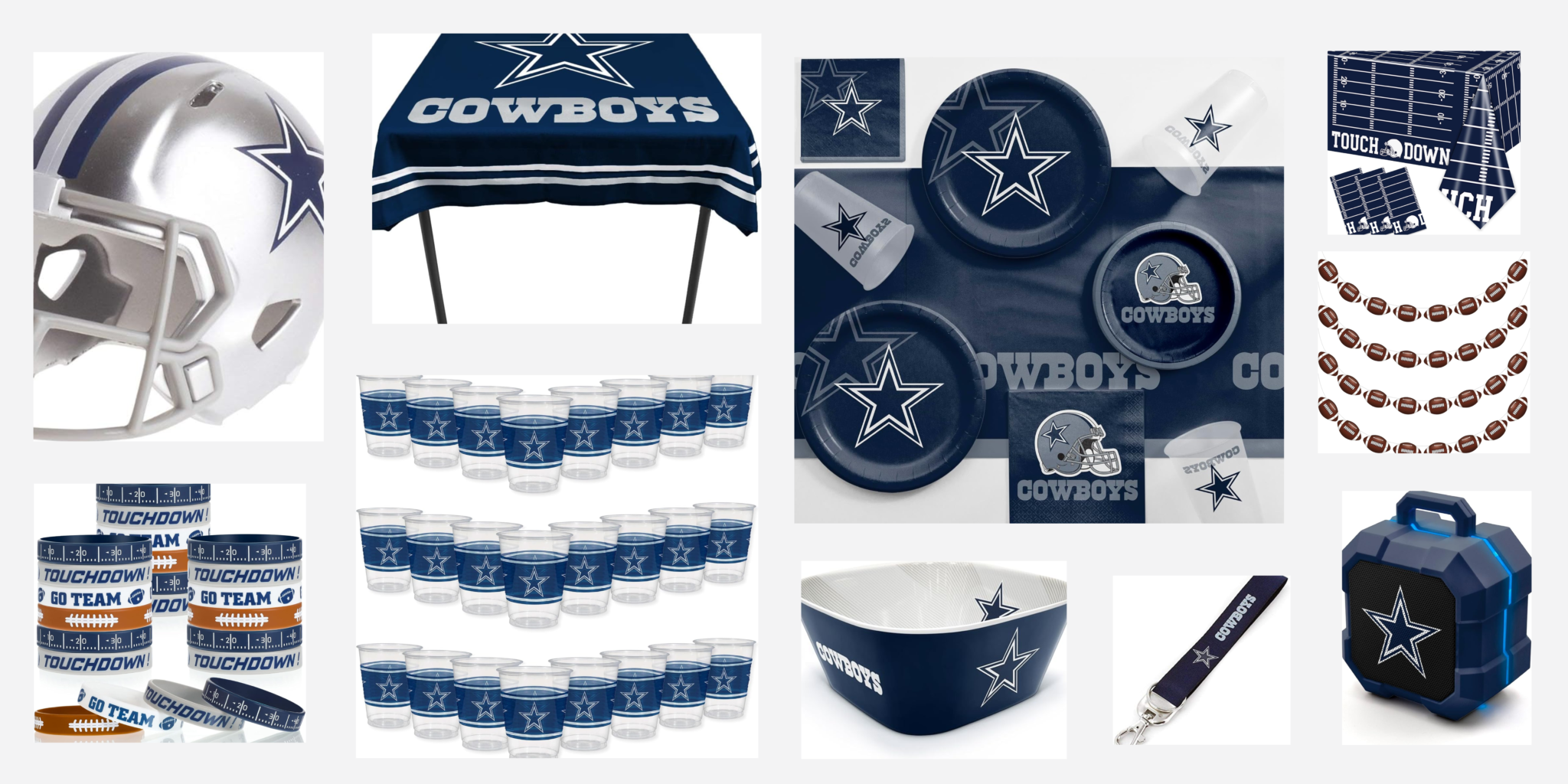 Dallas Cowboys Party Supply Guide - We Like To Party Plan