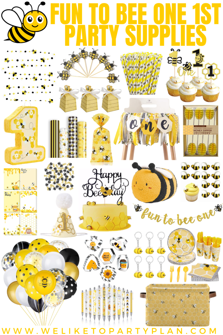 Fun to BEE One First Birthday Party Supplies - We Like To Party Plan