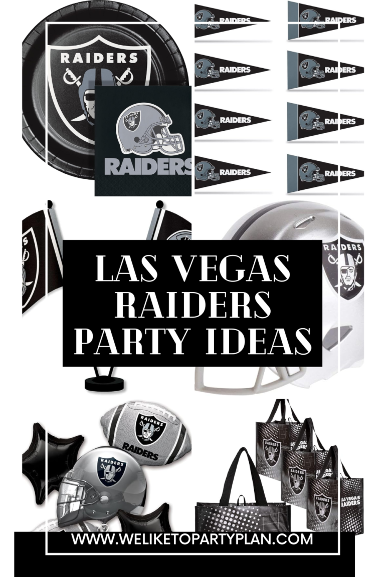 Las Vegas Raiders Party Supply Guide - We Like To Party Plan
