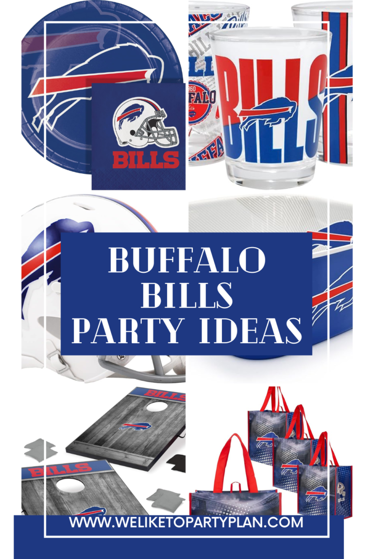 Buffalo Bills Party Supply Guide - We Like To Party Plan