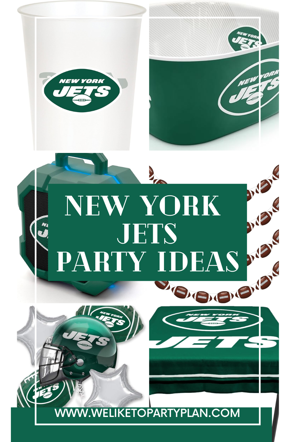 New York Jets Party Supply Guide - We Like To Party Plan