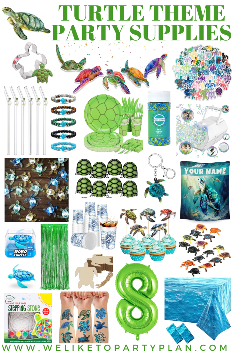 Sea Turtle Theme Party Supplies - We Like To Party Plan