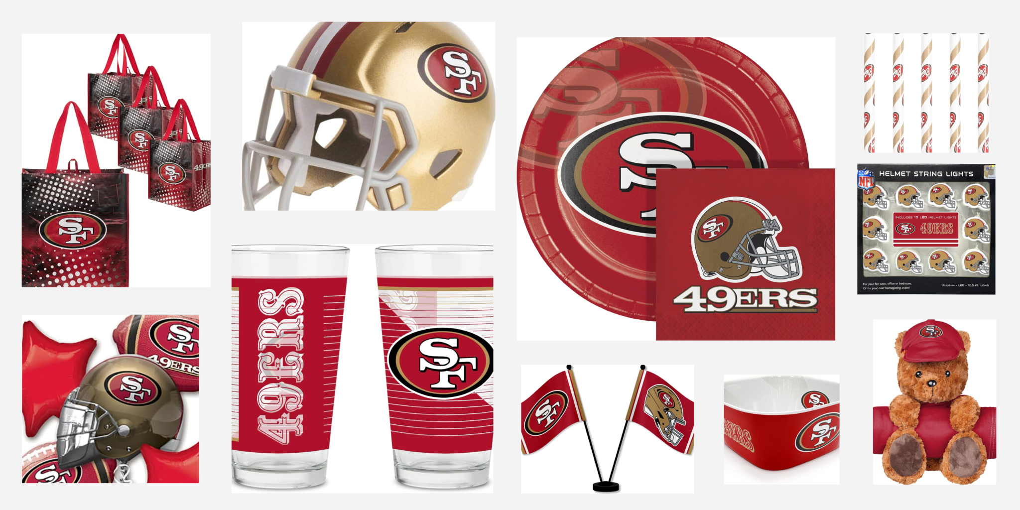 San Francisco 49ers Party Supply Guide - We Like To Party Plan