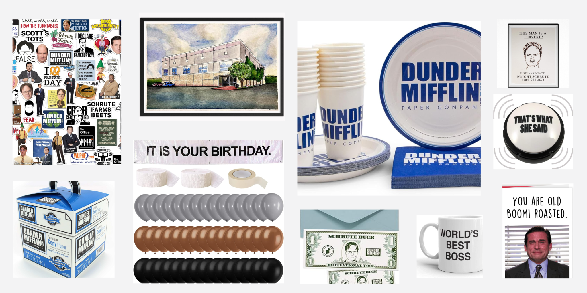 “The Office” Party Supplies - We Like To Party Plan