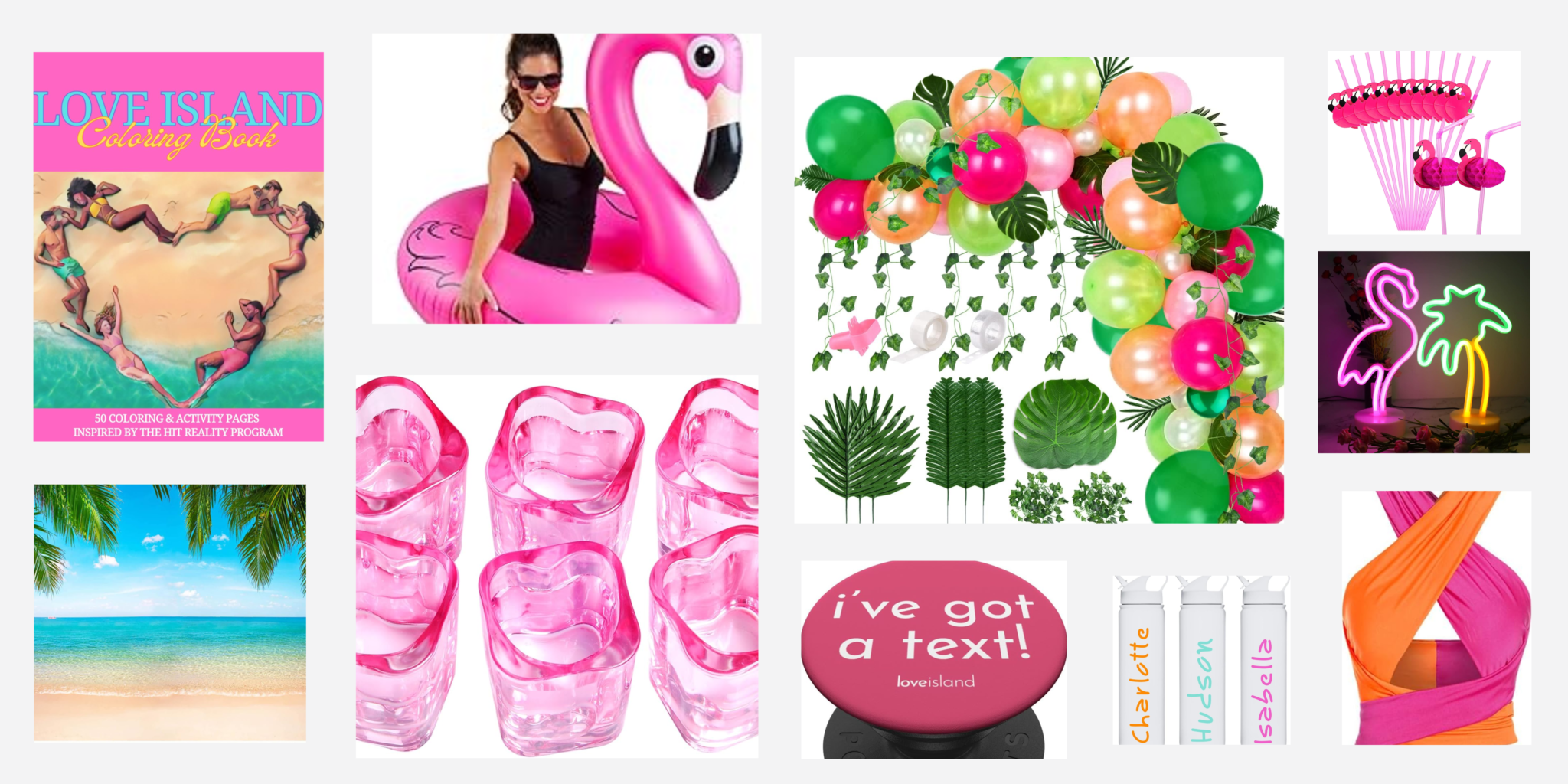 “Love Island” Party Supplies - We Like To Party Plan