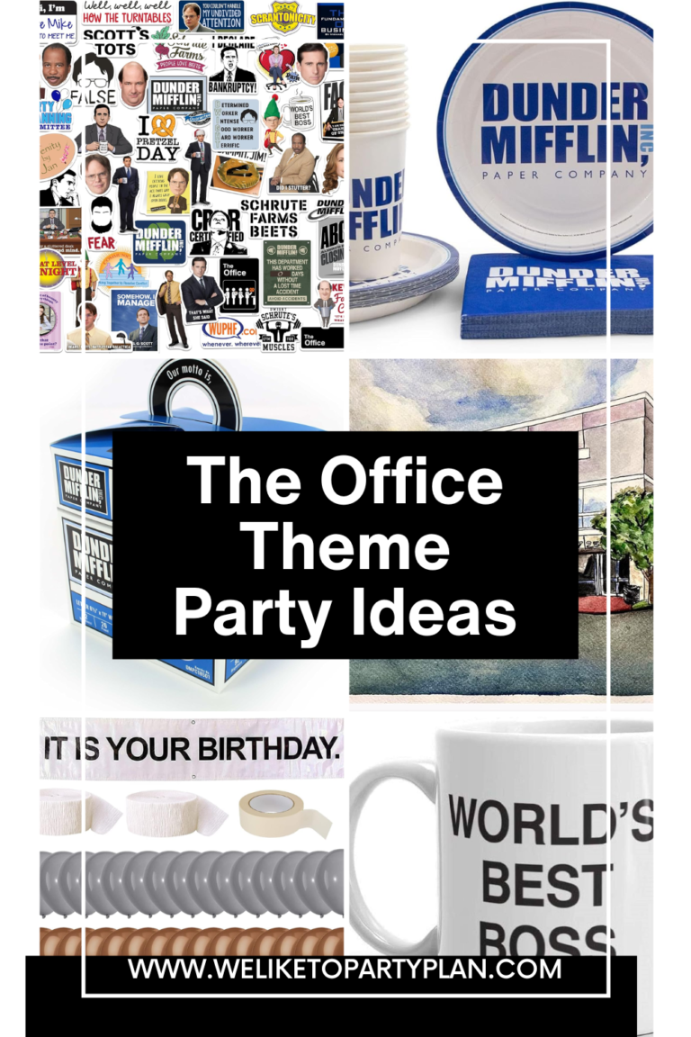 “The Office” Party Supplies - We Like To Party Plan