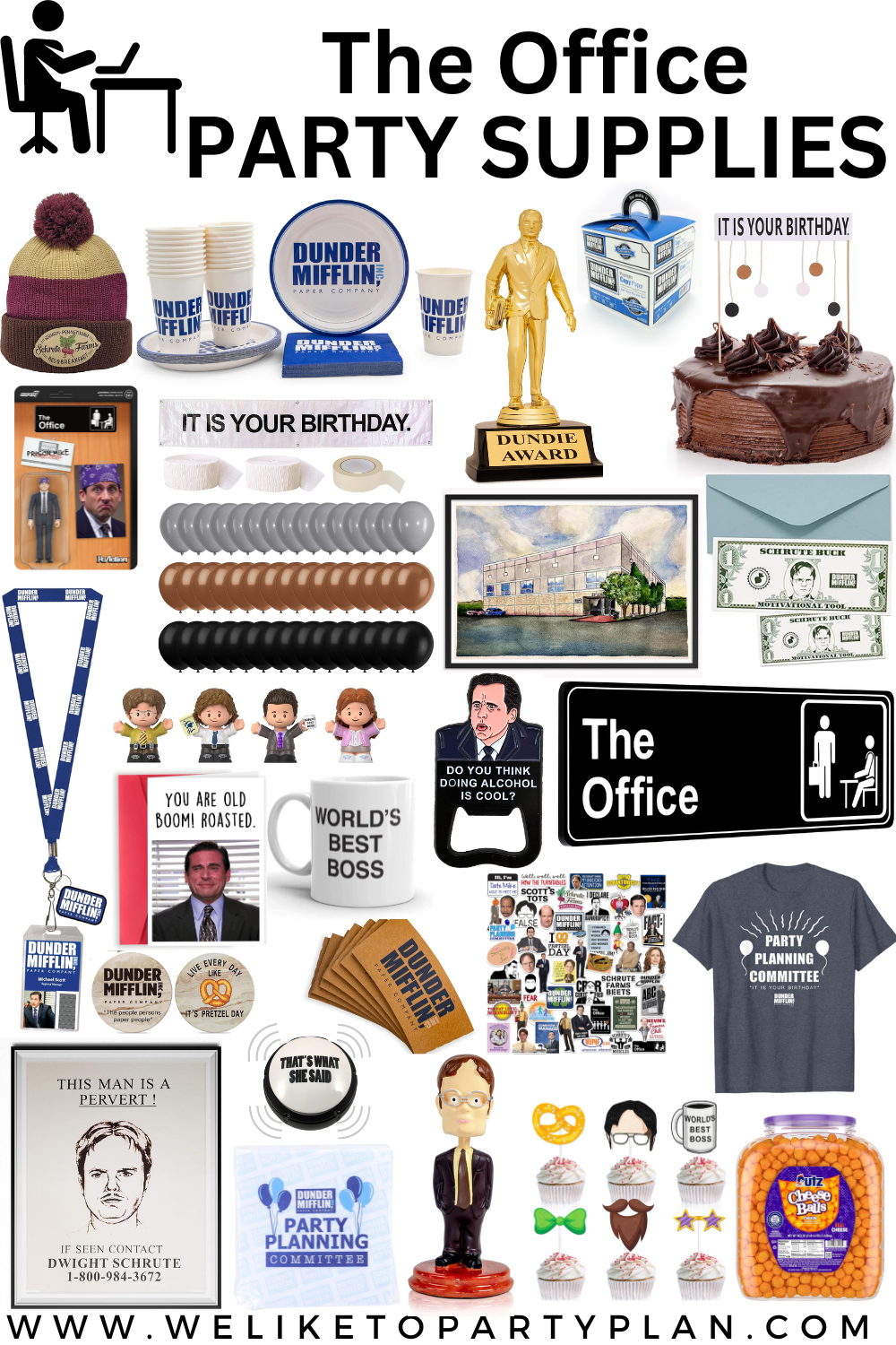 “The Office” Party Supplies - We Like To Party Plan