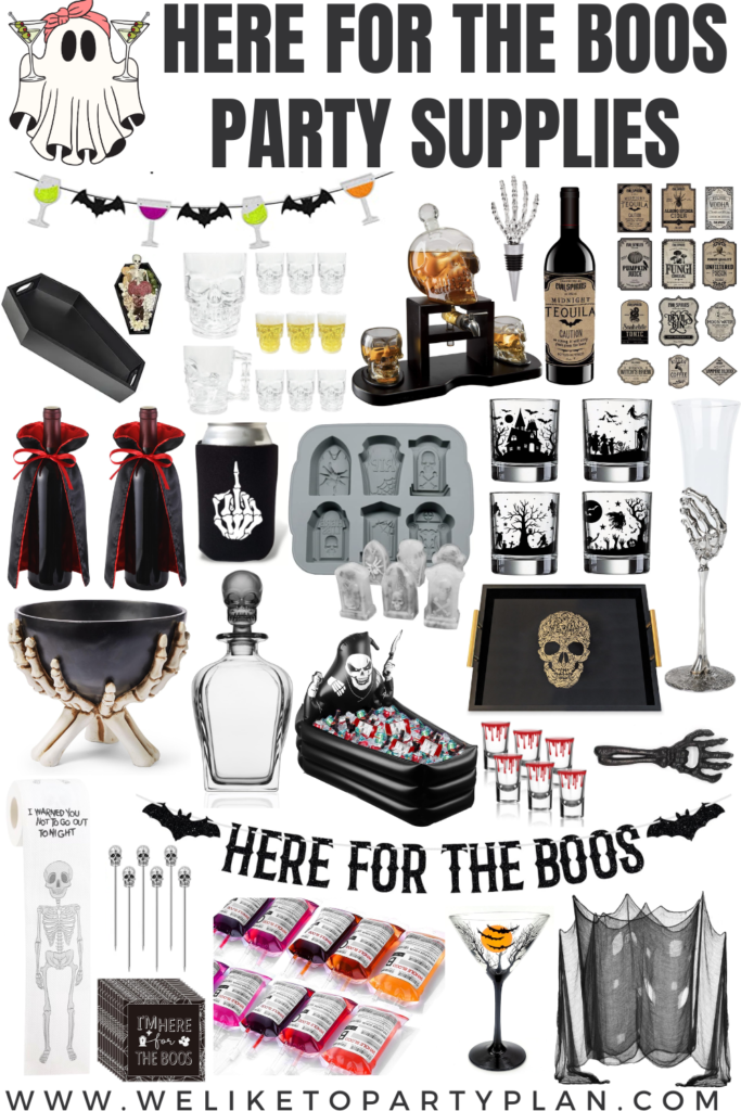 Here for the Boos Party Supplies- ADULTS ONLY! - We Like To Party Plan