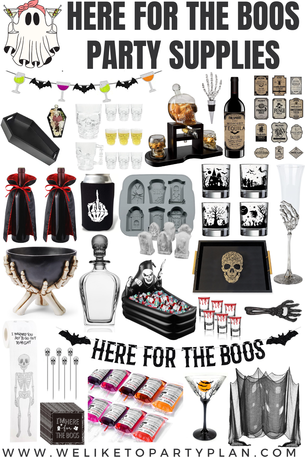 Here for the Boos Party Supplies- ADULTS ONLY! - We Like To Party Plan