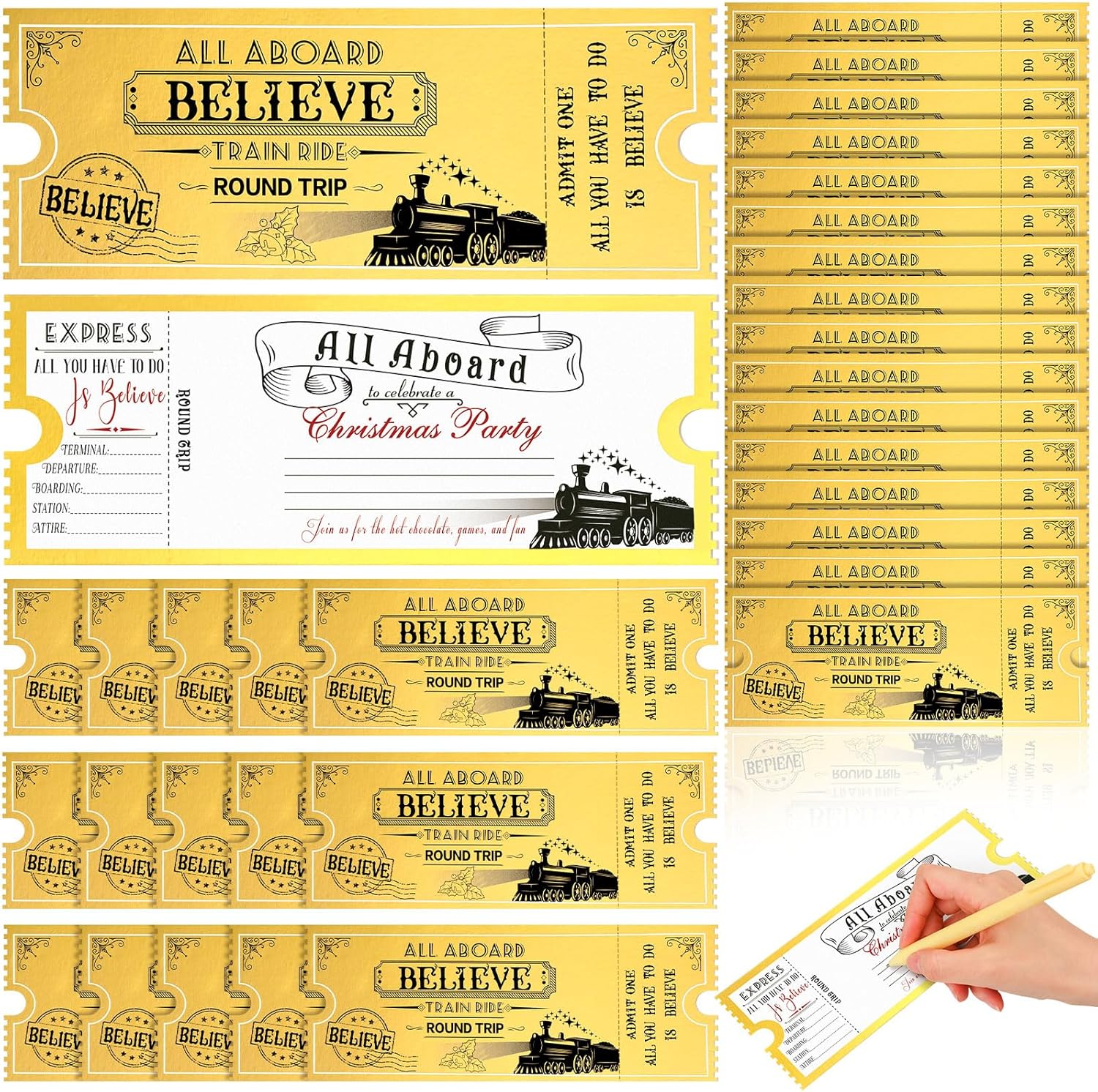 Polar Express Christmas Party Supplies - We Like To Party Plan