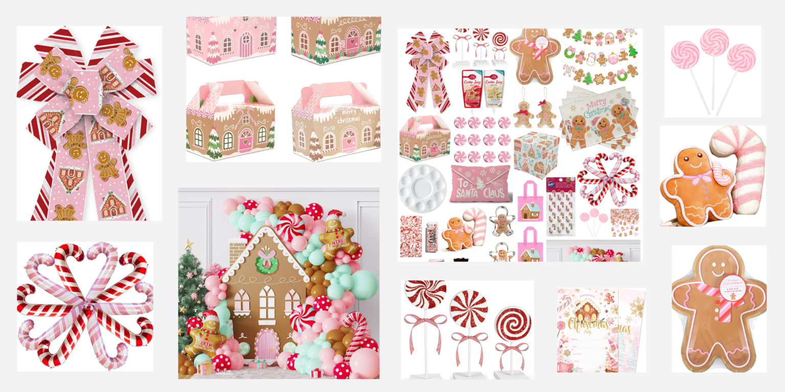 Gingerbread House Christmas Party Supplies We Like To Party Plan