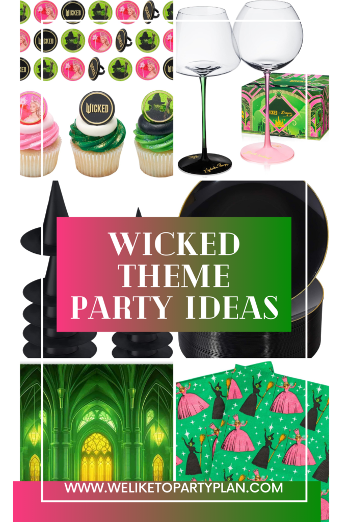 WICKED Theme Party Supplies - We Like To Party Plan