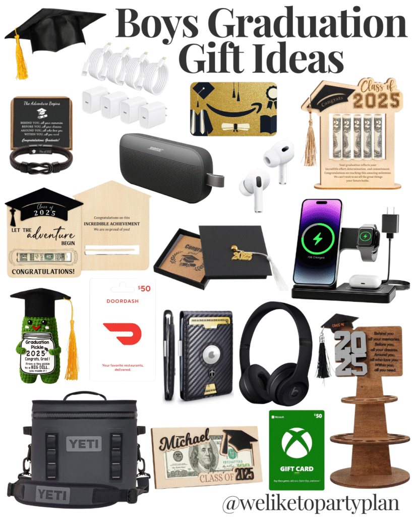 Boys Graduation Gift Ideas - We Like To Party Plan