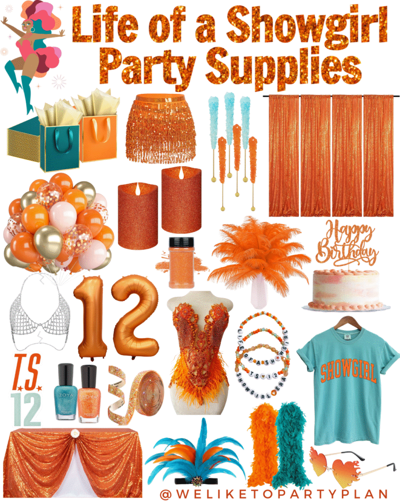 The Life of a Showgirl Party - We Like To Party Plan